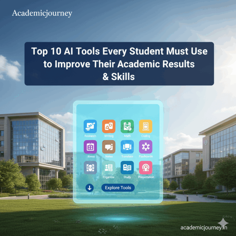 Top 10 AI Tools Every Student Must Use to Improve Their Academic ...